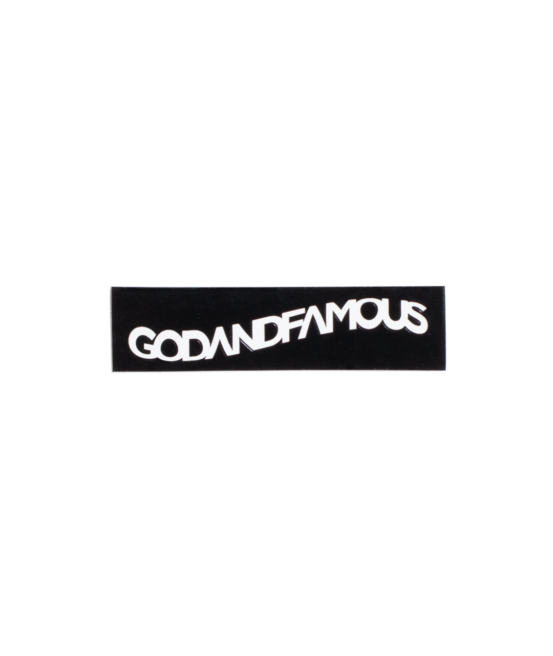 Offset Box Logo Sticker 3 inch | God & Famous